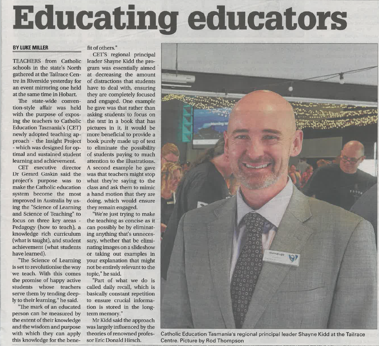 News - Insight - Catholic Education Tasmania